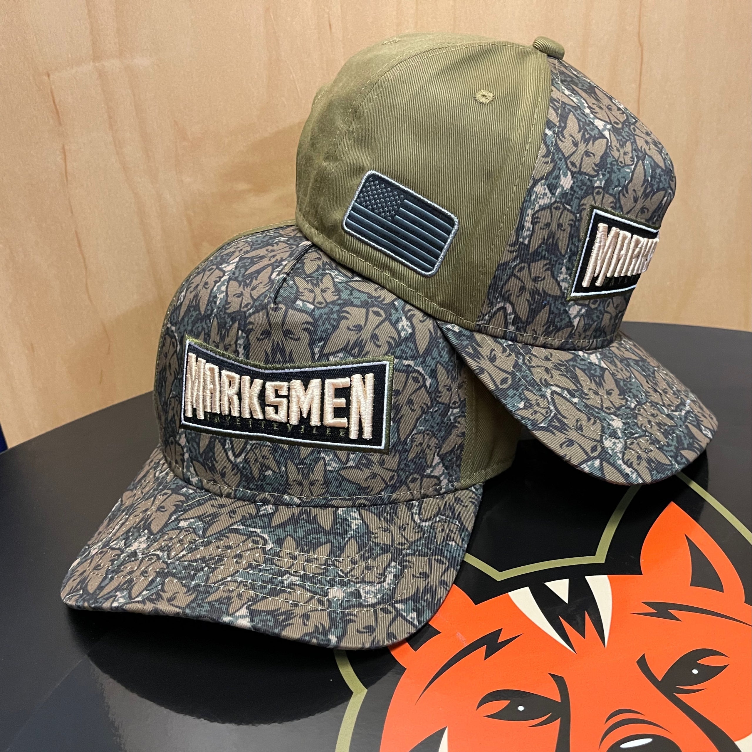 Hat MARKSMAN Fox Camo Secondary Logo - Snap | MARKSMEN MERCHANDISE