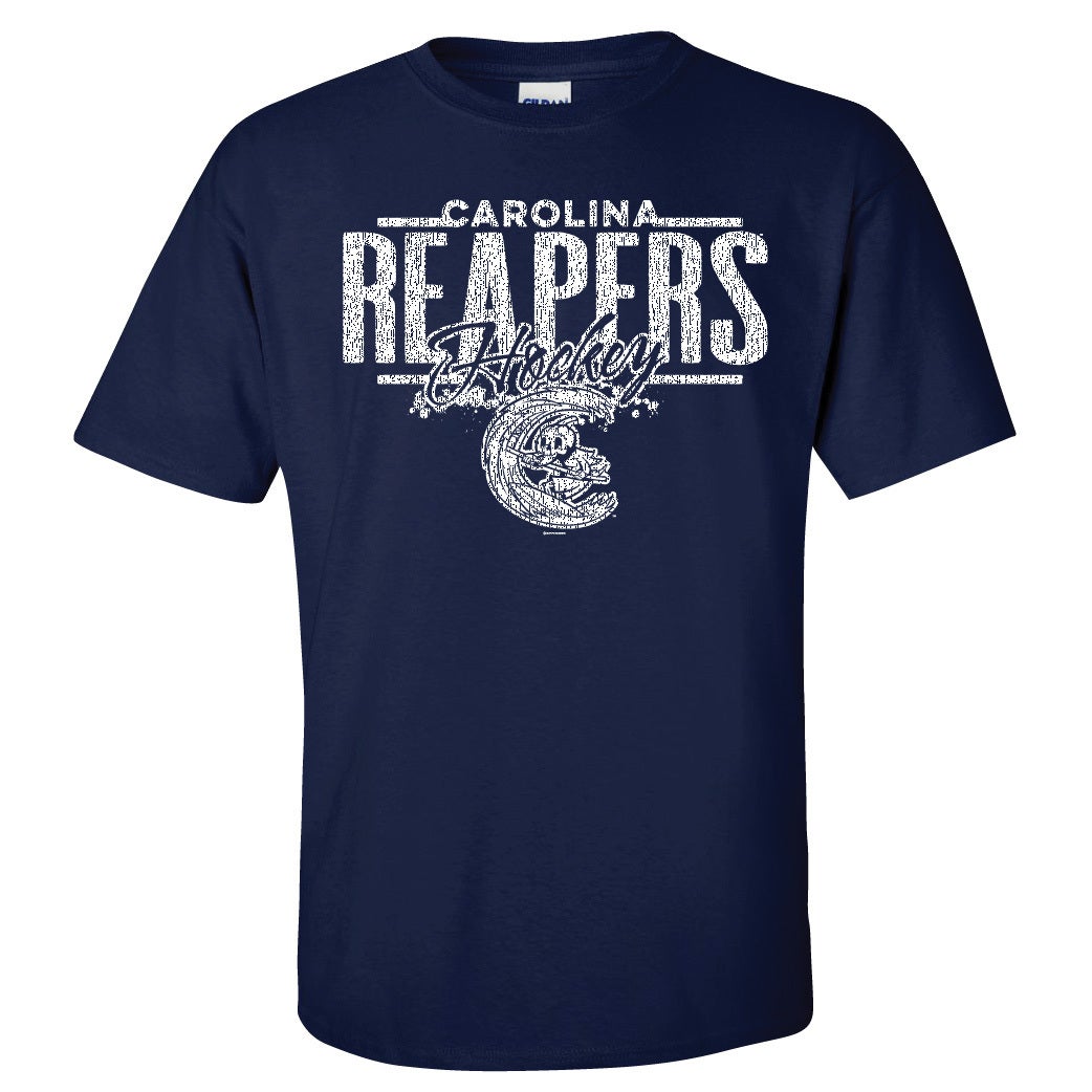 Unisex REAPERS Rebrand Tee Navy - DENSE | MARKSMEN MERCHANDISE
