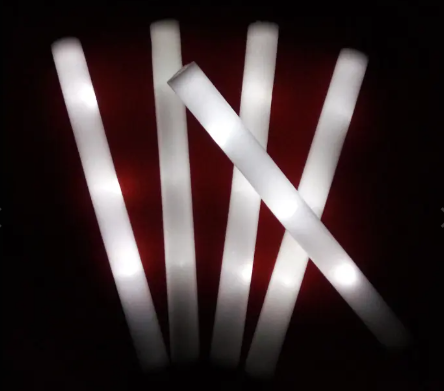 Fan LED Glow Flashing Light Up Foam Baton Stick | MARKSMEN MERCHANDISE