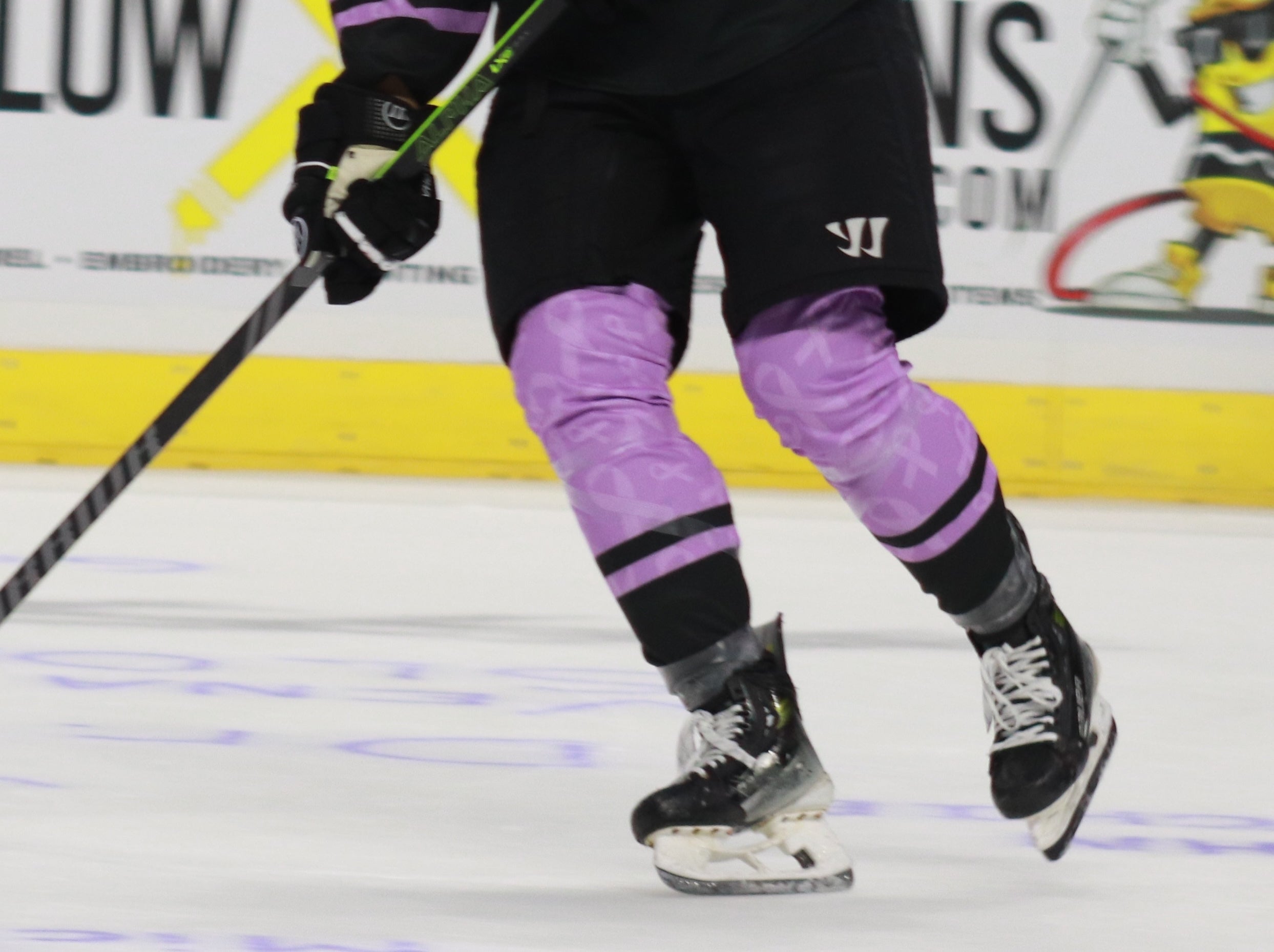 Hockey Fights Cancer game worn socks | MARKSMEN MERCHANDISE